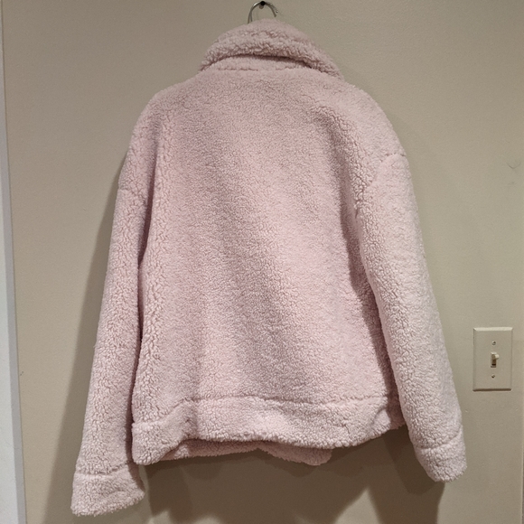 Mango | Jackets & Coats | Mango Double Breasted Short Teddy Jacket ...